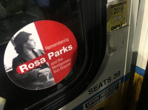 MBTA bus decals pay tribute to Rosa Parks - Brazilian Magazine